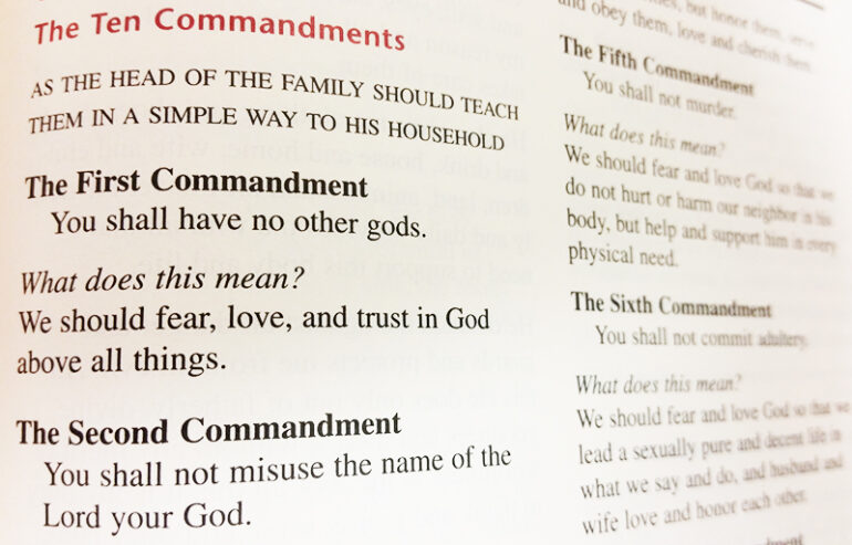 Thy Strong Word - Catechism Review: Ten Commandments - KFUO Radio