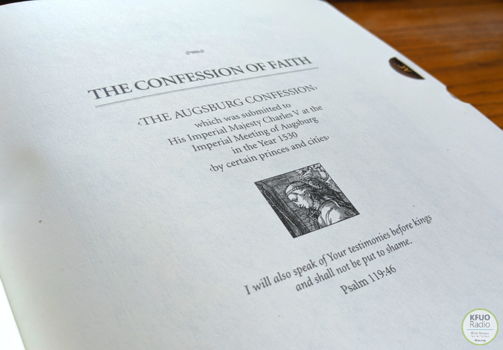 Concord Matters — Introduction to the Augsburg Confession: The clear ...