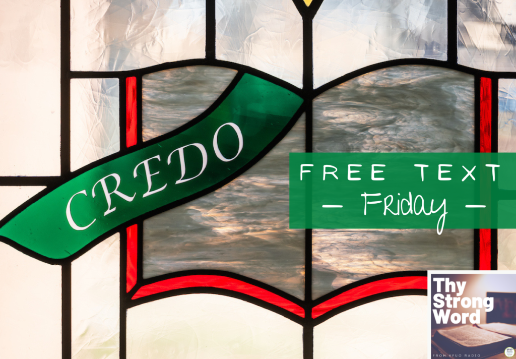 Thy Strong Word — Free-Text First Friday: The 1700th Anniversary of the ...